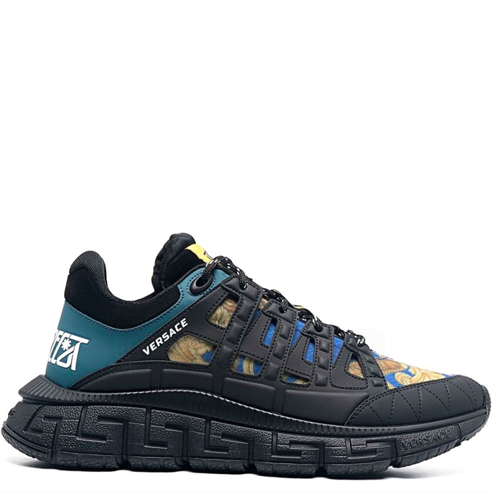 Versace Trigreca Medusa Renaissance Print Chunky Snea… - Gem